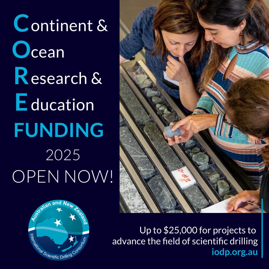 CORE Funding 2025 - ANZIC-IODP